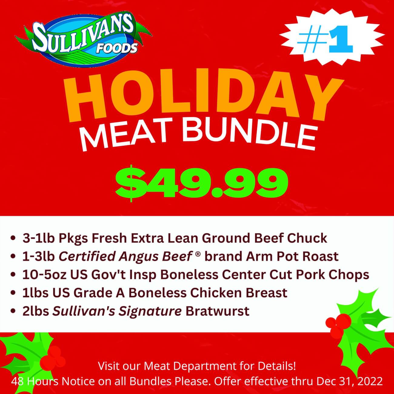Holiday Meat Bundles - Sullivan's Foods