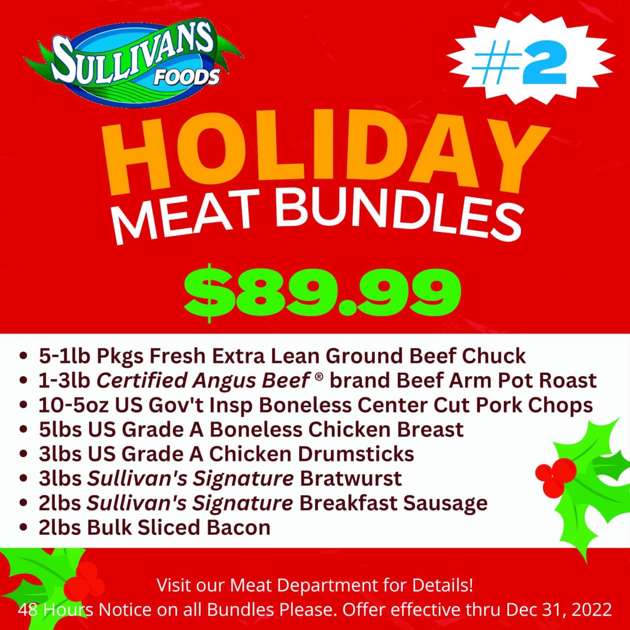 Holiday Meat Bundles - Sullivan's Foods
