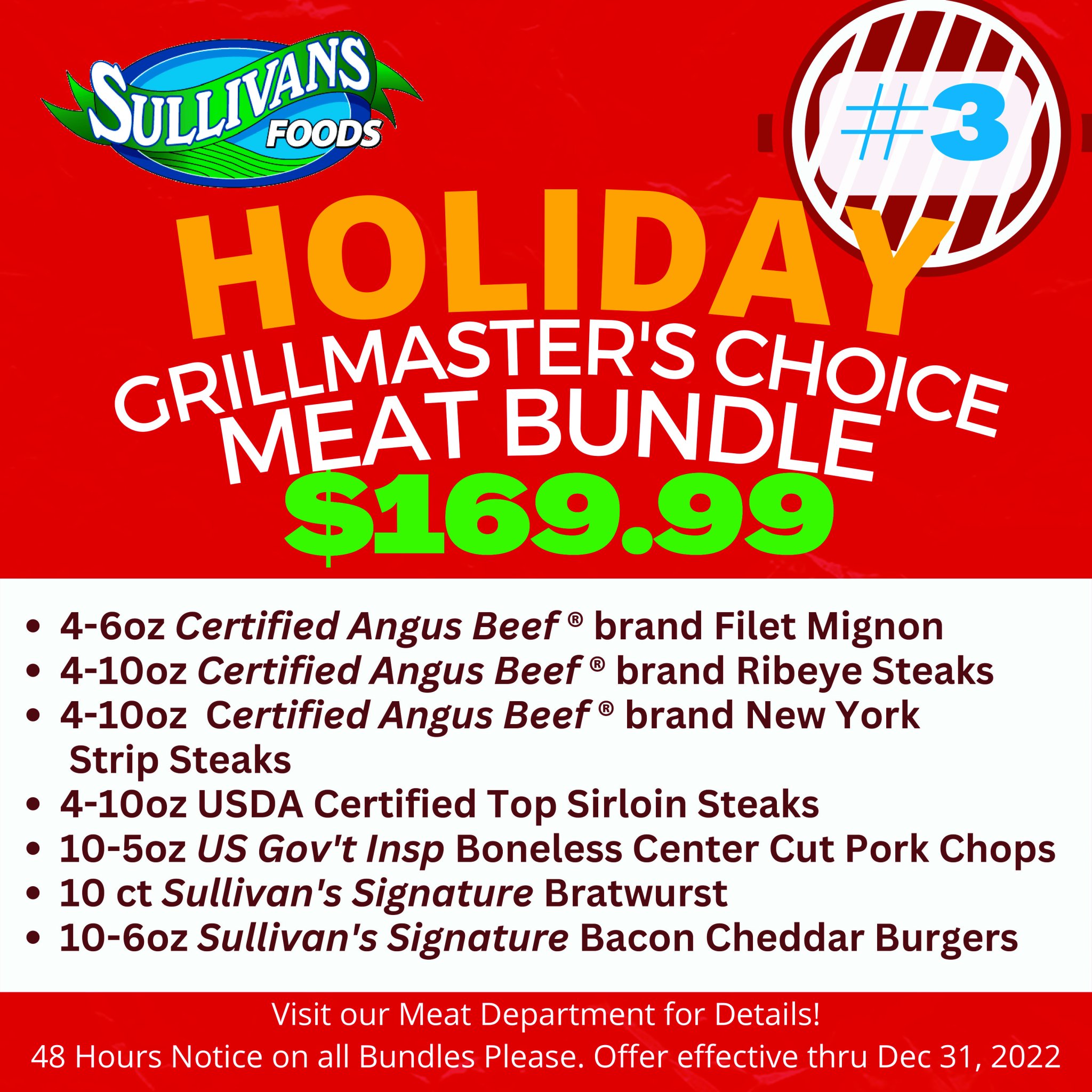 Holiday Meat Bundles - Sullivan's Foods