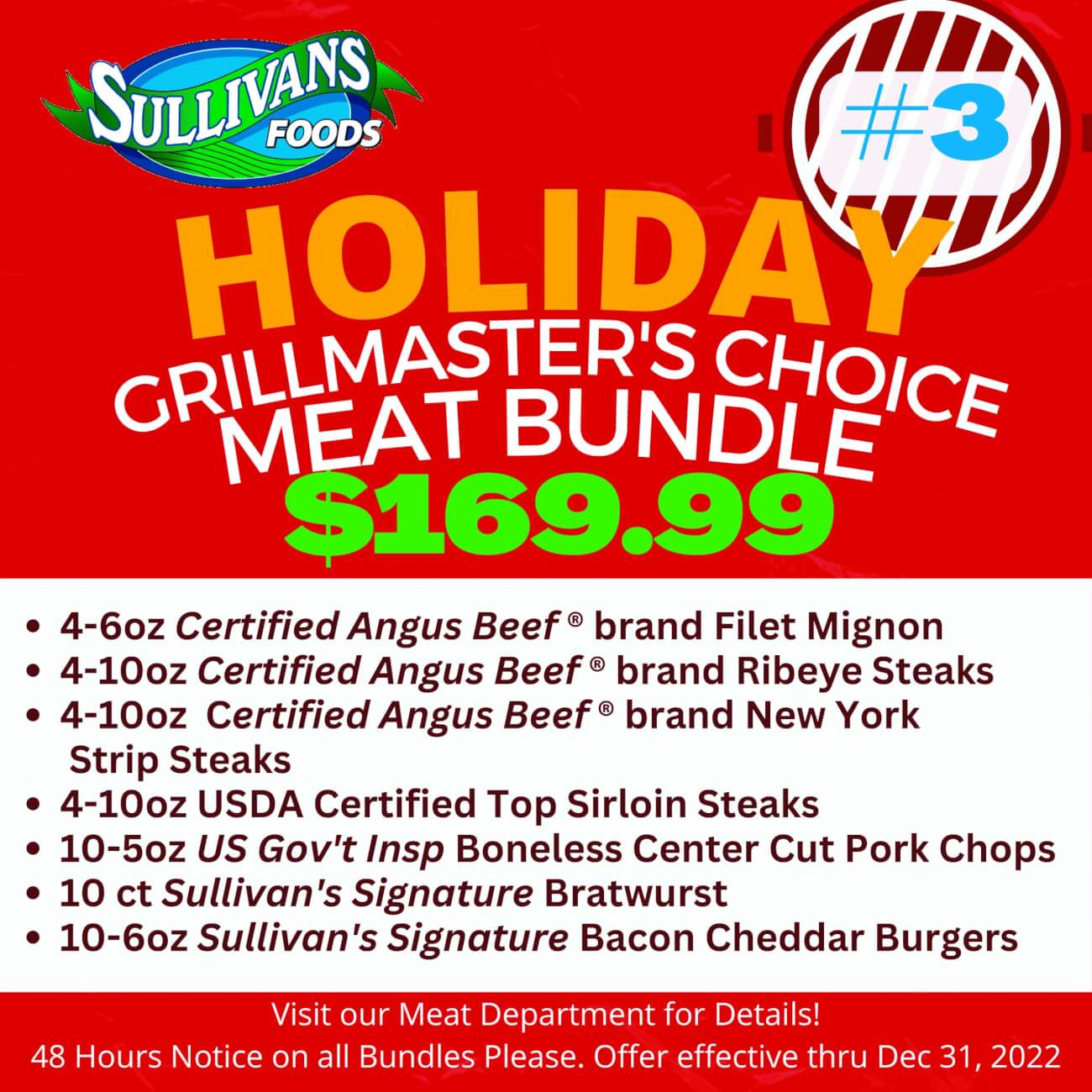 Holiday Meat Bundles - Sullivan's Foods